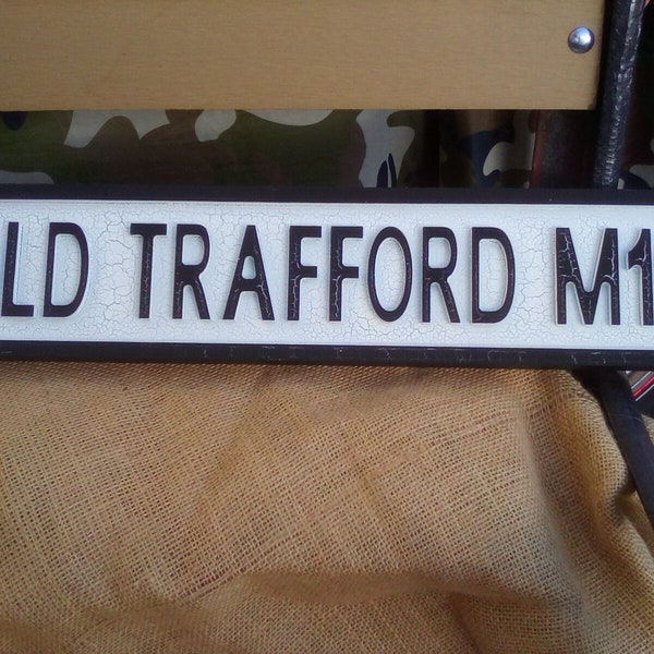 Old Trafford Sign - Etsy UK
