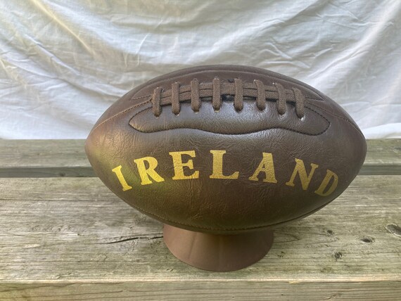 IRELAND RUGBY Antique Leather Style Display Ball With Optional - Etsy