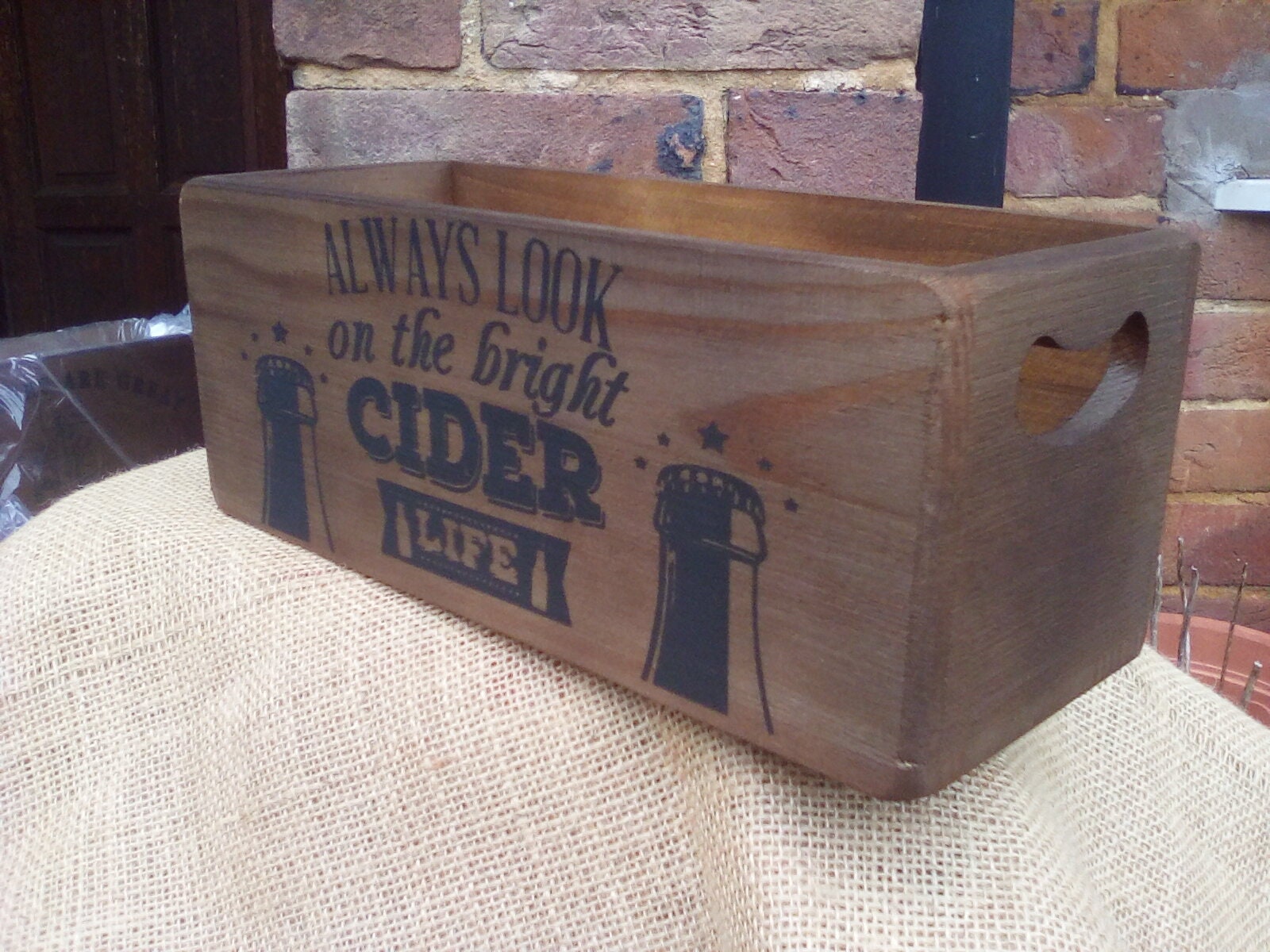 Gorgeous wooden rustic storage box Always Look on the | Etsy