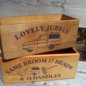 LOVELY JUBBLY! Rustic Wooden Storage Box. Great Gift for Fans of Only ...