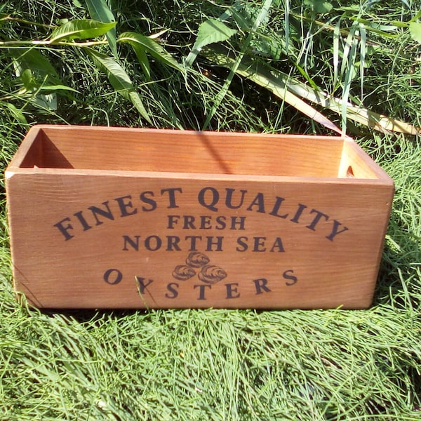Antique Wooden Fish Box - Etsy