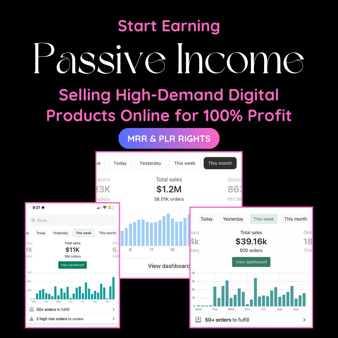 Ultimate 1 MILLION Digital Products Bundle to Resell, Passive Income ...