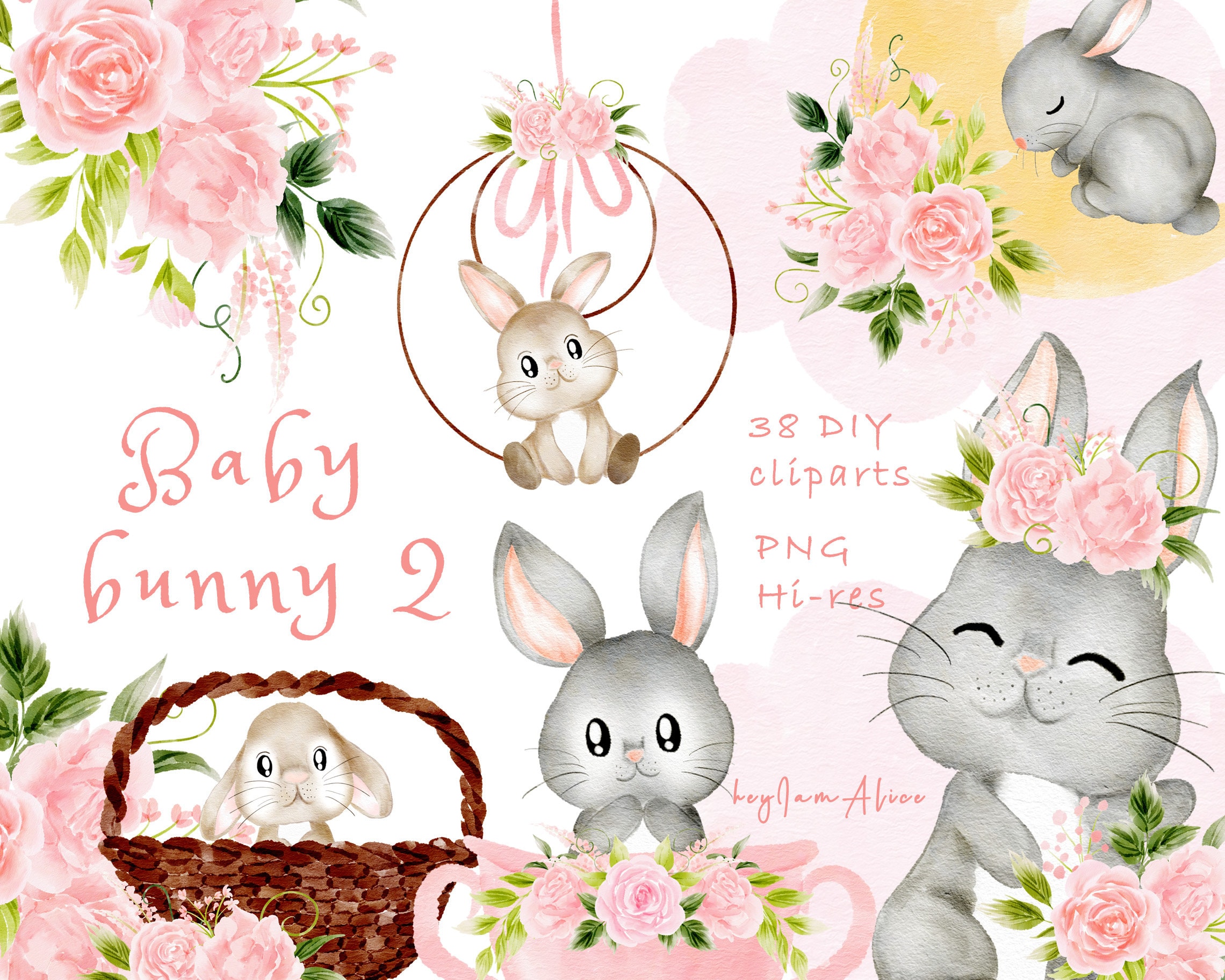 Baby Bunny Clipart
