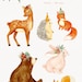 Autumn Forest Clipart Fall Woodland Animal Clipart FREE - Etsy