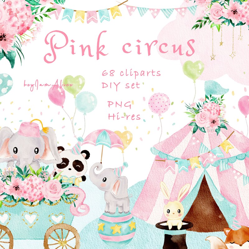 Pink Circus - Etsy