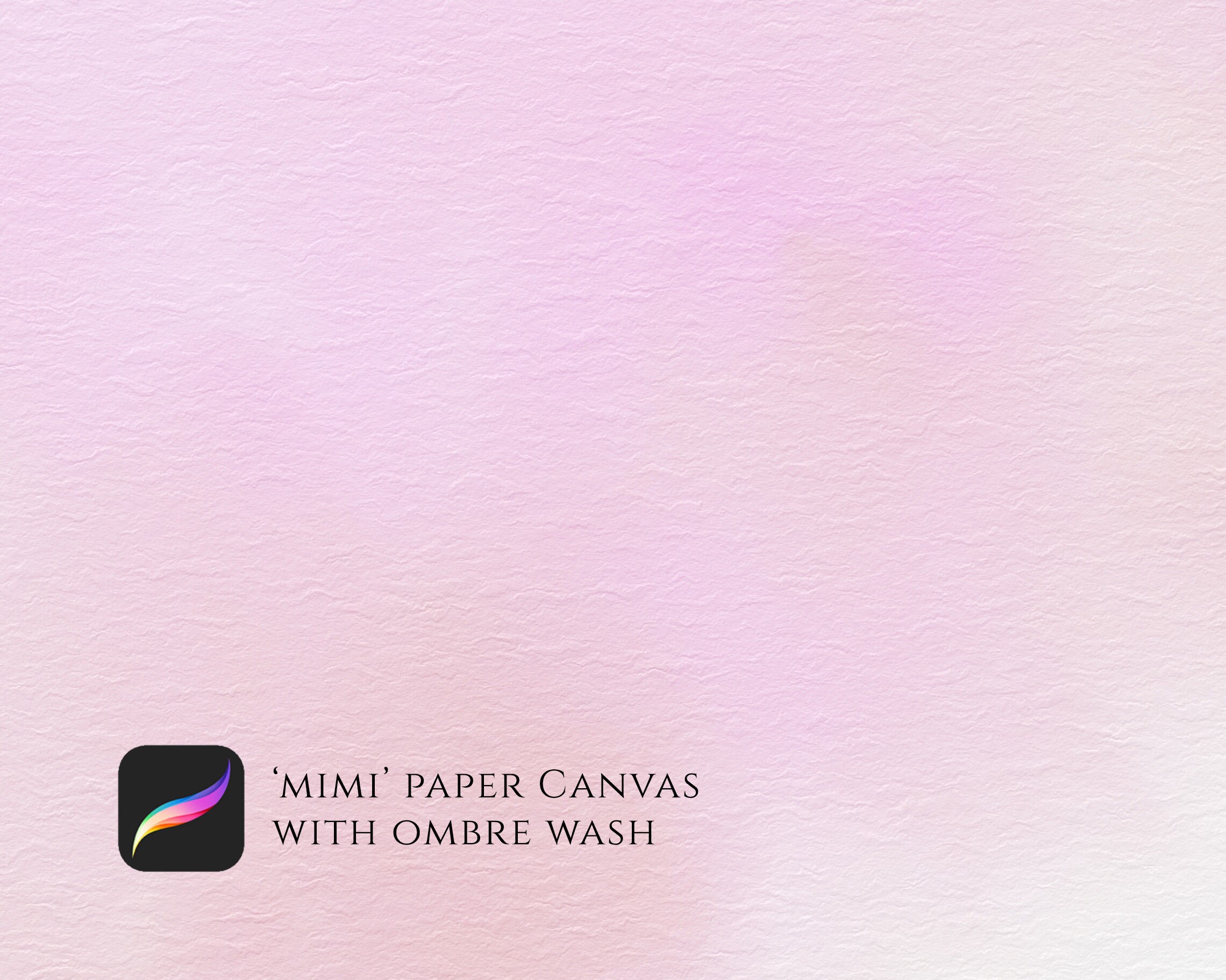 Realistic Procreate watercolor paper canvas MIMI paper | Etsy