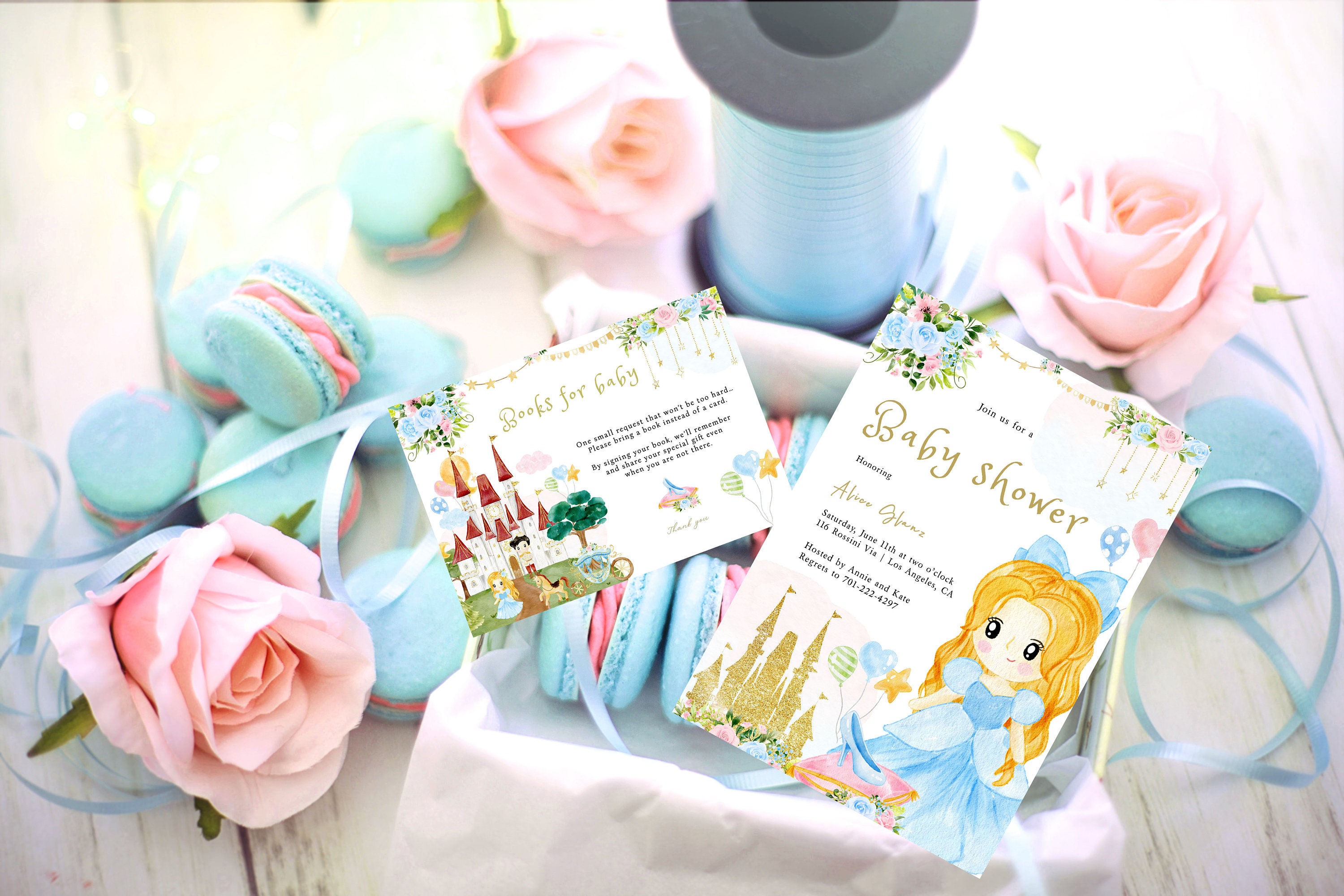 Princess and Prince Watercolour Clipart Fairy Tale Graphic - Etsy