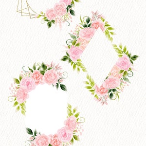 Pink Peony Flower Watercolor Clipart, Soft Pink Floral PNG, Free ...
