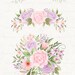 Pink Purple Flower Watercolor Clipart Soft Pink Floral PNG - Etsy