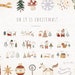 Christmas Clipart, Snowman Clipart, Watercolour Merry X-mas Clipart ...
