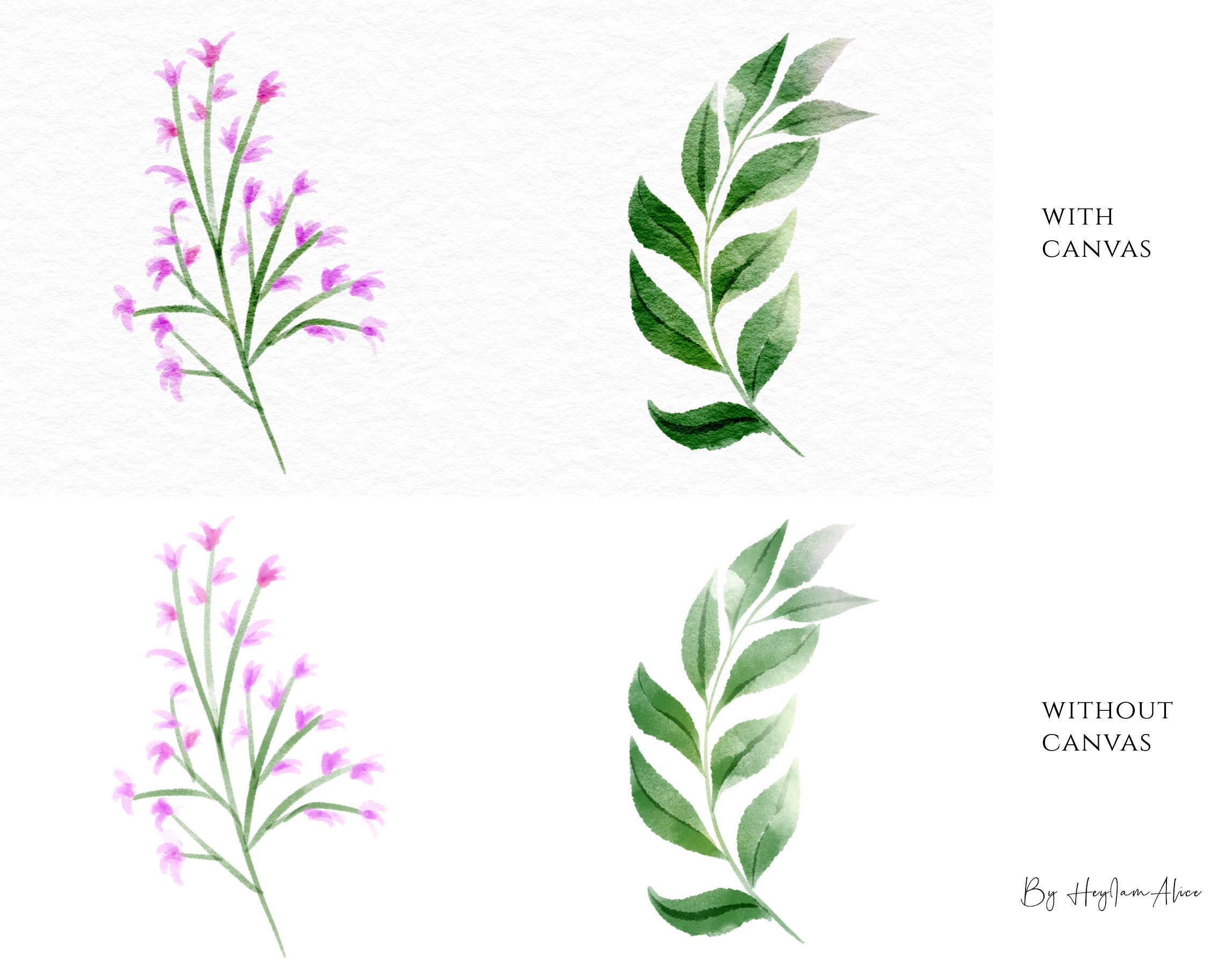 Realistic Procreate Watercolor Paper Canvas, JENNIE Paper, Watercolor ...