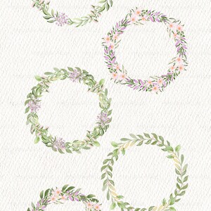 Pink Purple Flower Watercolor Clipart, Soft Pink Floral PNG, Wedding ...