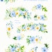 Baby Blue Clipart Blue Watercolor Newborn PNG FREE - Etsy