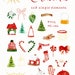 Christmas Clipart, FREE COMMERCIAL Use, Watercolor Merry X-mas Clipart ...