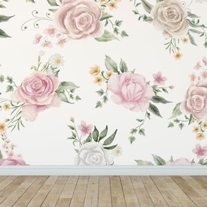 Pink Purple Flower Watercolor Clipart, Soft Pink Floral PNG, Wedding ...