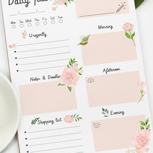 Pink Blush Digital Sticker, Printable Sticker Sheet, Watercolor Digital ...