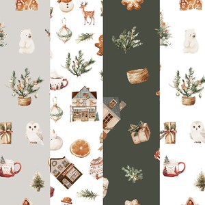 Christmas Clipart, Scandinavian Christmas, Cozy Home Clipart ...