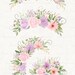 Pink Purple Flower Watercolor Clipart Soft Pink Floral PNG - Etsy