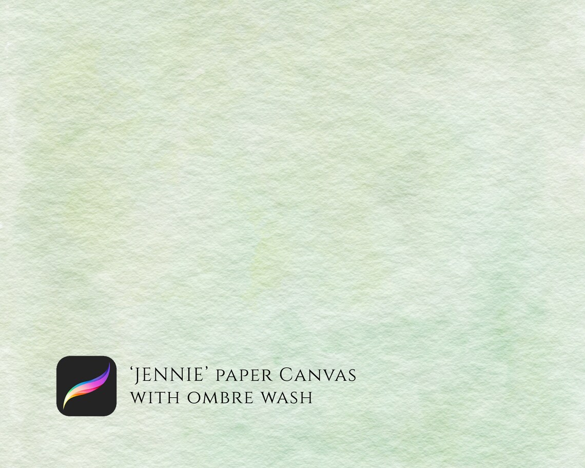 Realistic Procreate Watercolor Paper Canvas, JENNIE Paper, Watercolor ...