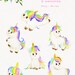 Unicorn Clipart, Pony Clipart, FREE COMMERCIAL Use, Watercolor Unicorn ...