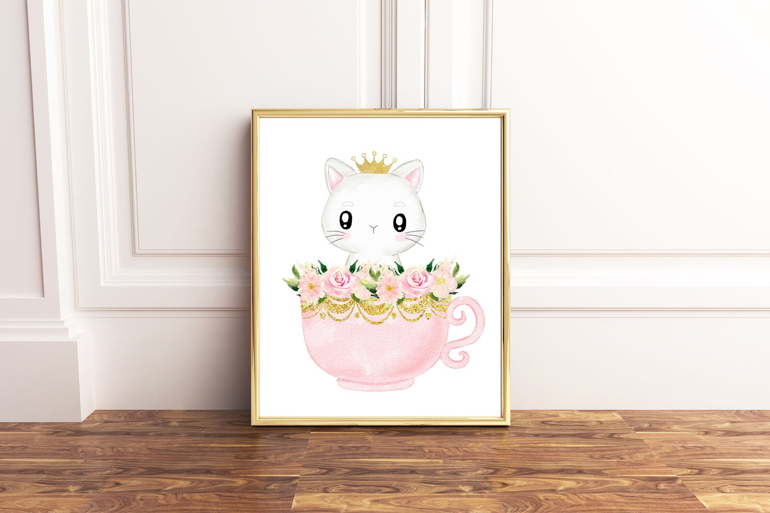 Baby Cat Watercolor Clipart, Kitten Graphic PNG, Cute Cat, Little ...