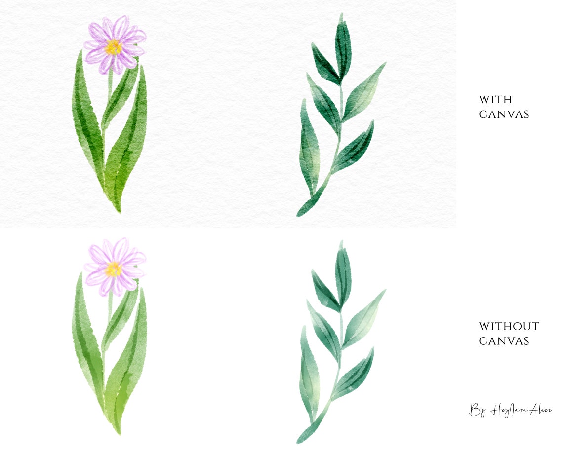 Realistic Procreate Watercolor Paper Canvas, JENNIE Paper, Watercolor ...