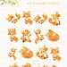 Baby Fox Watercolor Clipart Woodland Animal PNG FREE - Etsy