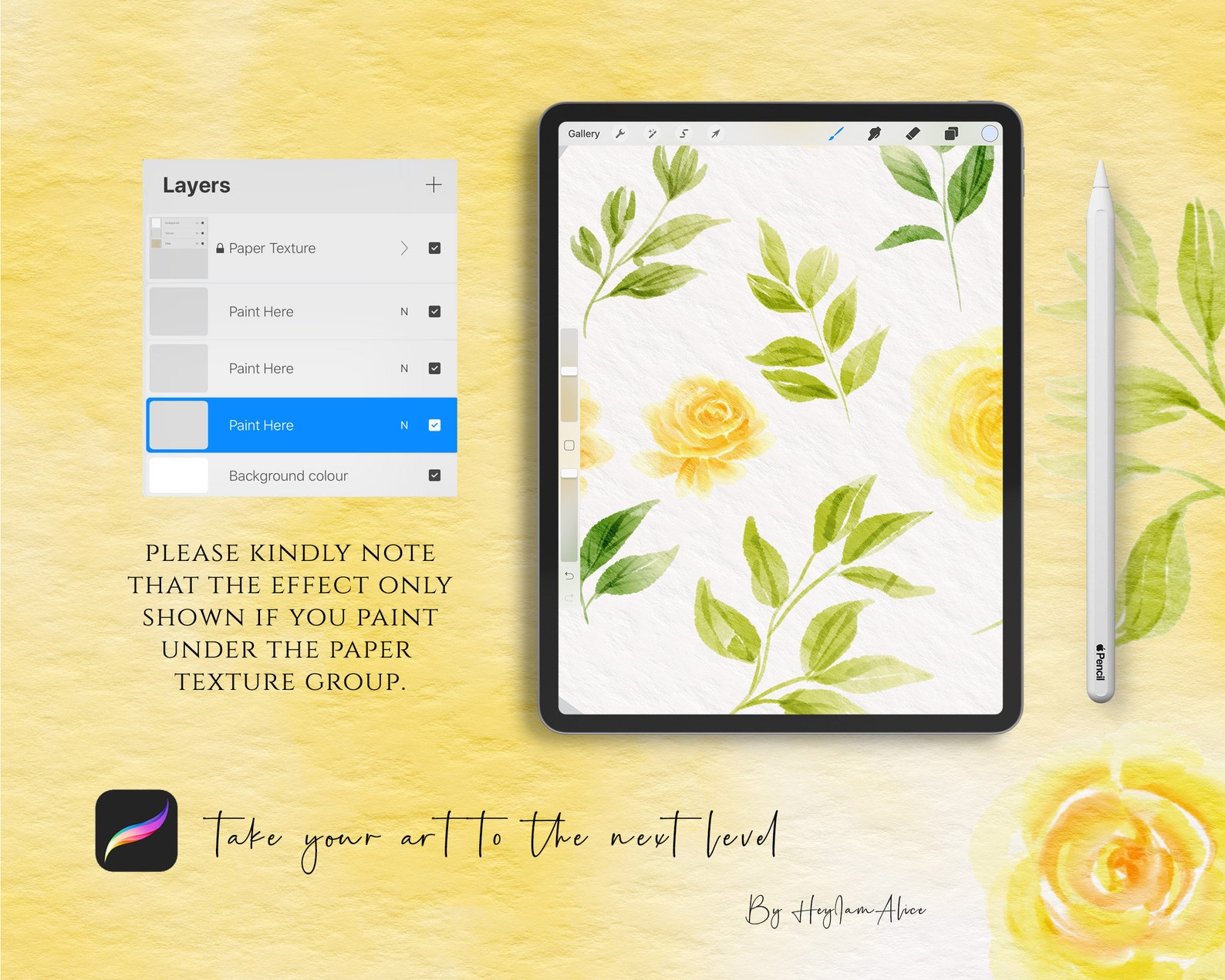 Realistic Procreate Watercolor Paper Canvas OPHELIA Paper - Etsy