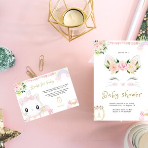 Baby Cat Watercolor Clipart, Kitten Graphic PNG, Cute Cat, Little ...