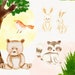 Woodland Nursery Clipart, FREE COMMERCIAL Use, Woodland Animals ...