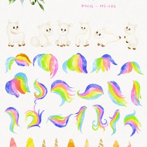 Unicorn Clipart, Pony Clipart, FREE COMMERCIAL Use, Watercolor Unicorn ...