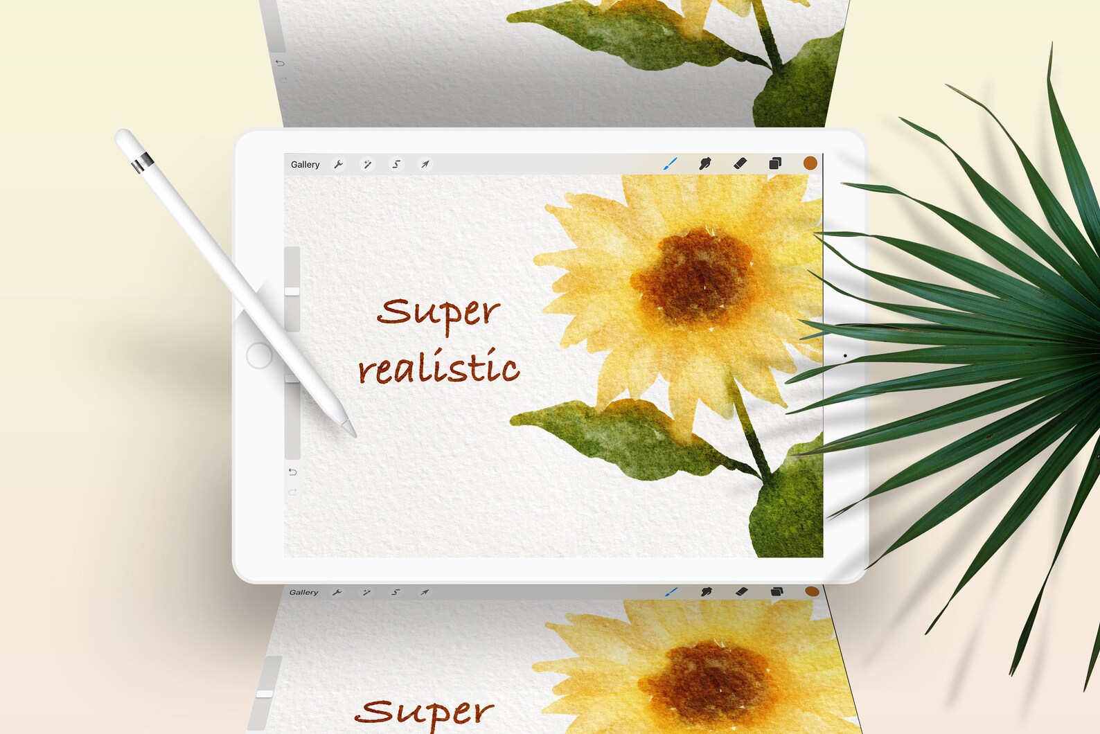 100 Realistic Watercolor Stamp Procreate Brush FREE | Etsy