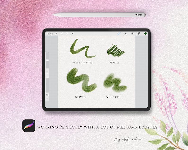 Realistic Procreate Watercolor Paper Canvas SILVIA Paper | Etsy