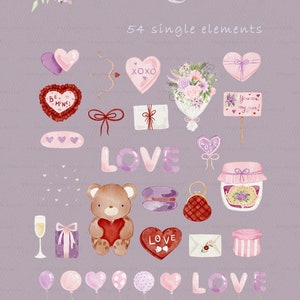 Valentine Watercolor Clipart PNG, Love Couple Graphic PNG, Love ...