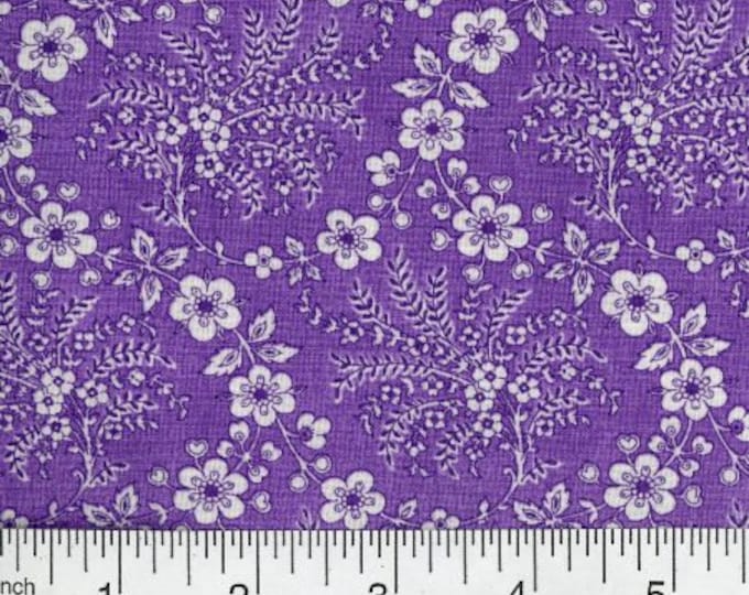 Lavender Fabric Lavender Pattern by Olgersart White Purple Lilac Floral ...