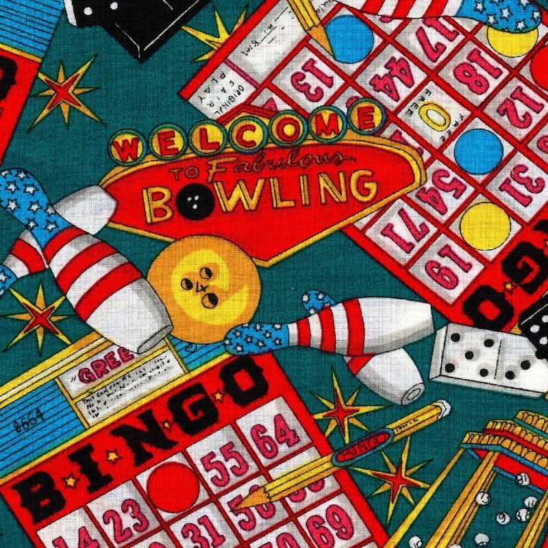Bingo Fabric - Etsy