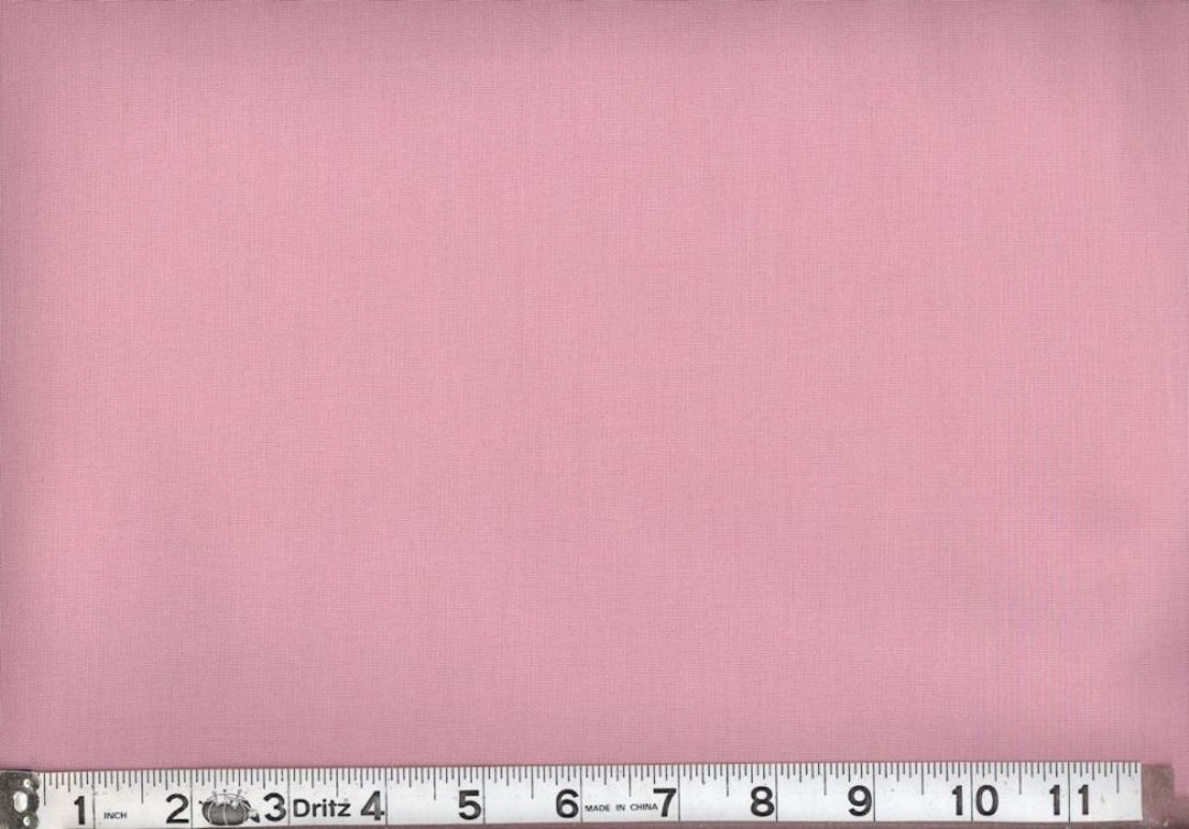 Fabric by the Yard Pink Solid Dusty Rose MDG Dream Cotton Solid Dusty ...