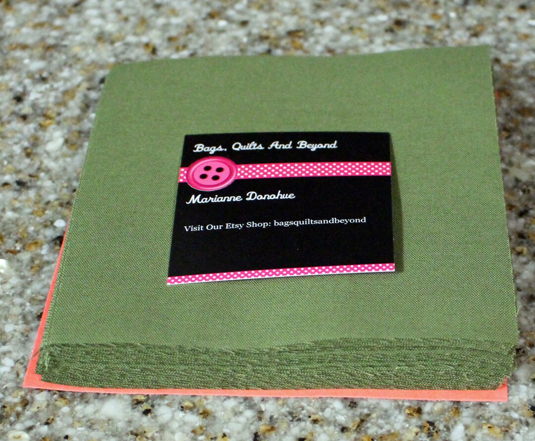 Charm Pack Olive Green MDG Dream Cotton Charm Packs 48 - 5 Inch Squares ...