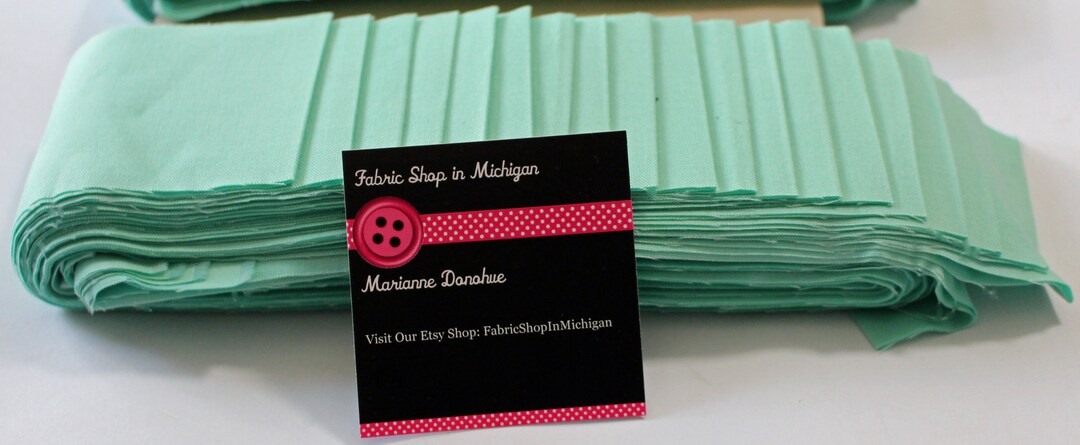 Jelly Roll Mint Solids Half Pack MDG Jelly Roll, 20 Strips 2 1/2 X 44 ...