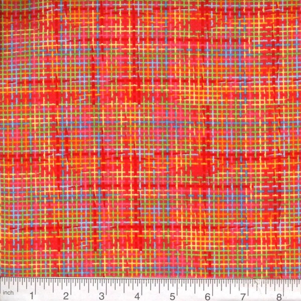 Pink Plaid Fabric - Etsy