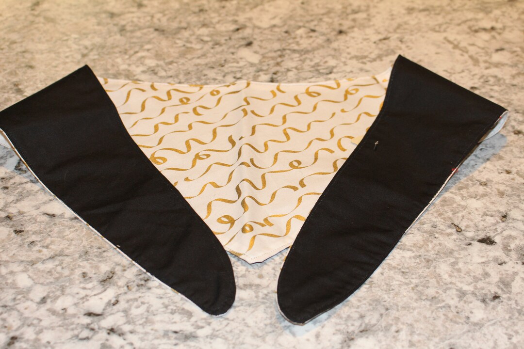 Dog Bandana - Fun Streamer Celebration Double Sided Easy Tie Dog ...