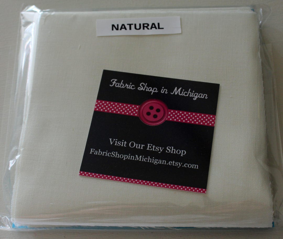 Charm Pack Natural Solid MDG Dream Cotton Charm Packs 48 - 5 Inch ...
