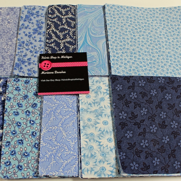 Blue Charm Pack - Etsy