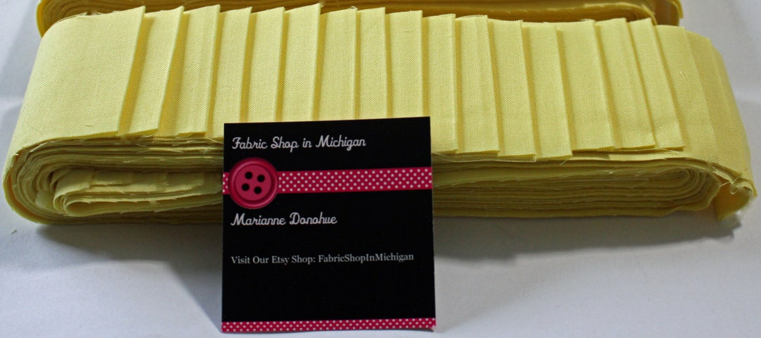 Jelly Roll Yellow Solid ,light Yellow Half Pack MDG Jelly Roll, 20 ...