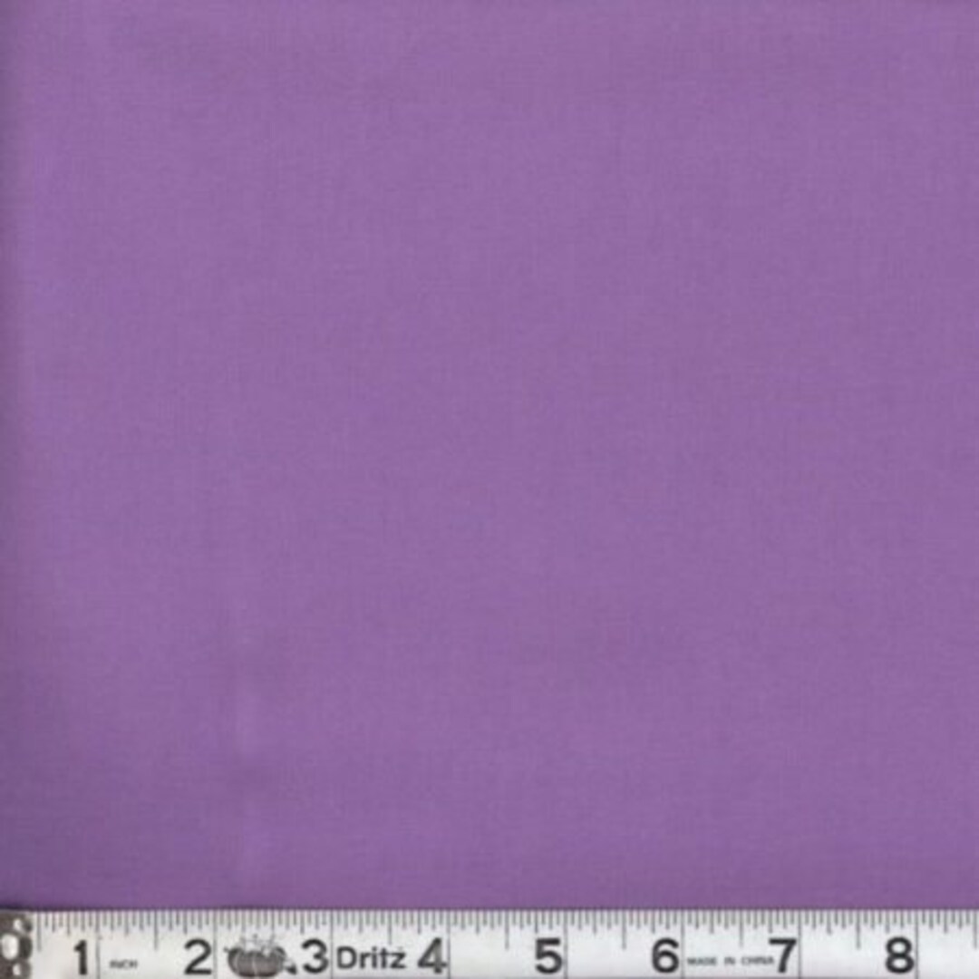 Fabric by the Yard Solid Lilac, MDG Dream Cotton Solid Lilac, 100 % ...