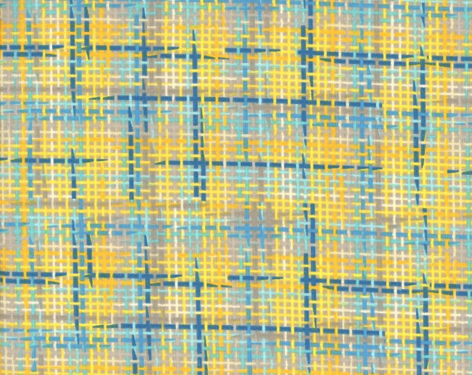 90s Yellow Plaid Fabric Cher's Plaid by Elliottdesignfactory Retro ...