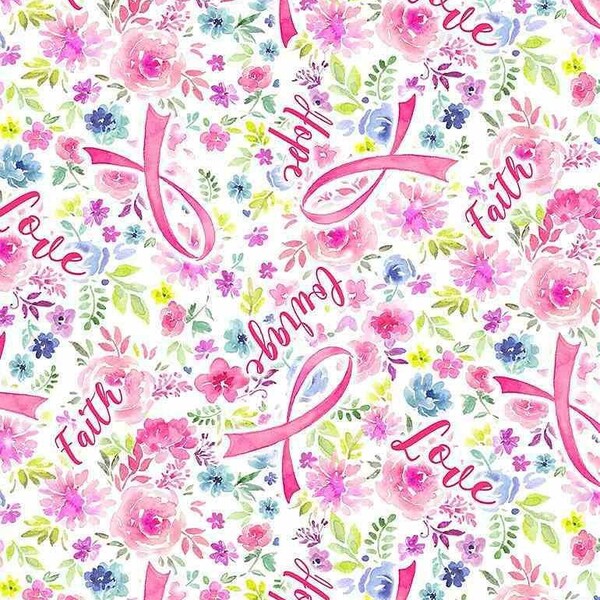 Breast Cancer Fabric - Etsy