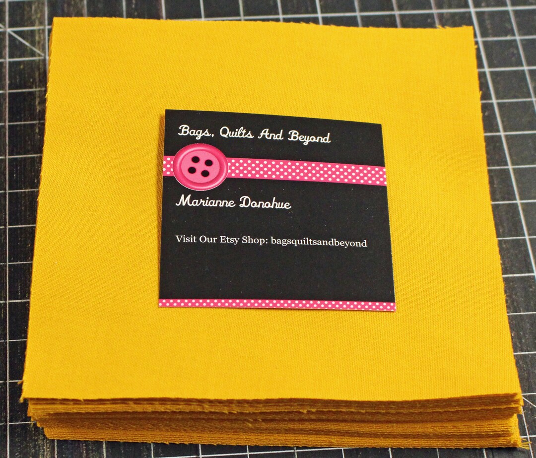 Charm Pack Gold Solid MDG Dream Cotton Charm Packs 48 5 Inch Squares ...