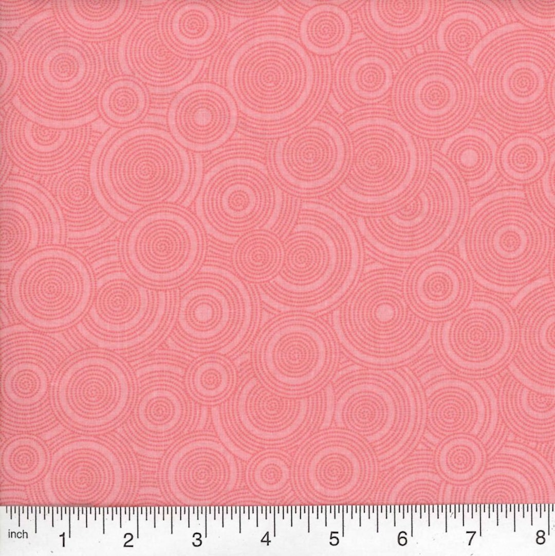 Fabric by the Yard Quilt Backing 108" MDG Pink/hot Pink Circle Back - Etsy