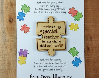 Autism Teacher Gift | Etsy